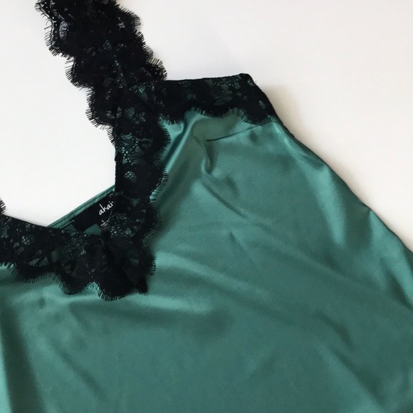 Tops | Hunter Green Lace Top | Poshmark